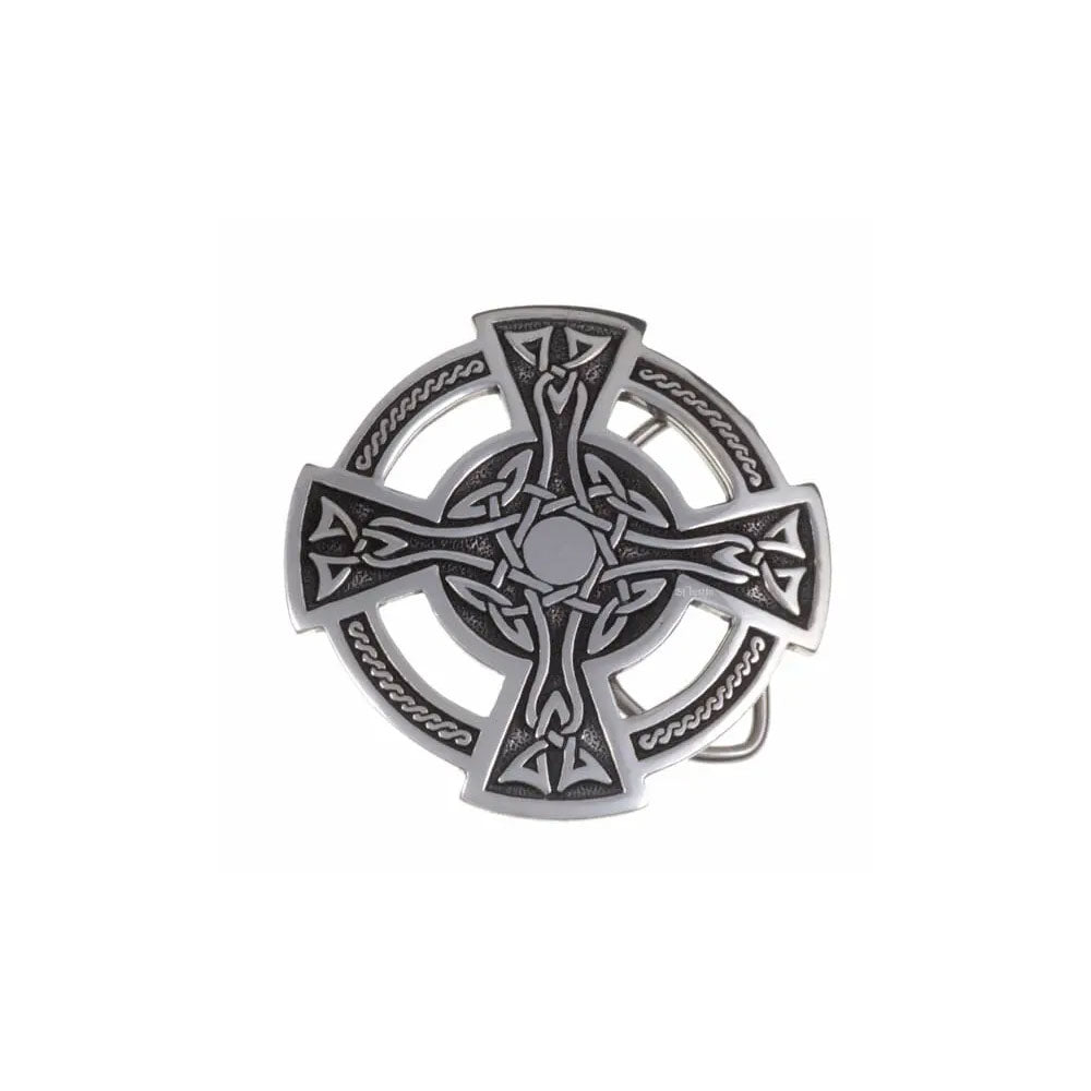 Celtic Cross Belt Buckle - Sole Survivor Leather